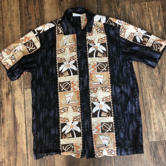 Winnie Fashion | Shirts | Winnie Fashion Hawaiian Button Down M Shirt ...